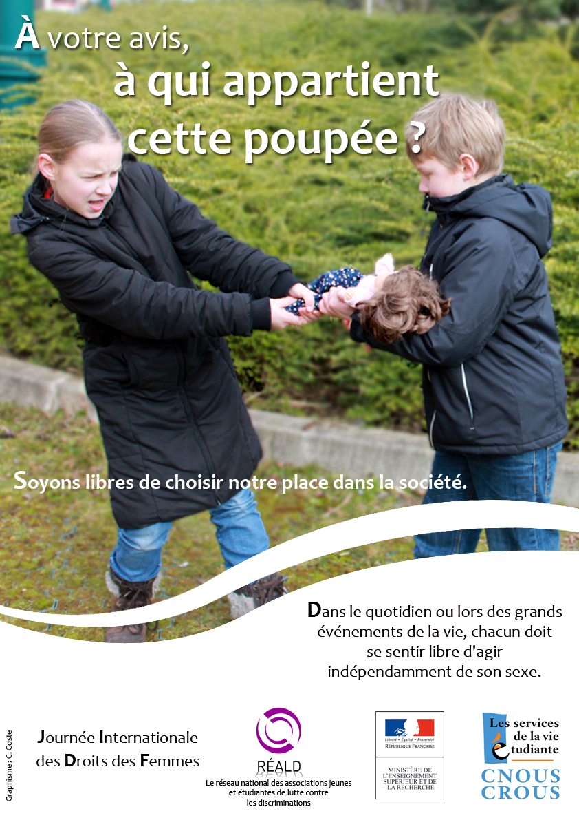 Quelques affiches du REALD pour lutter contre les stéréotypes sexistes ...